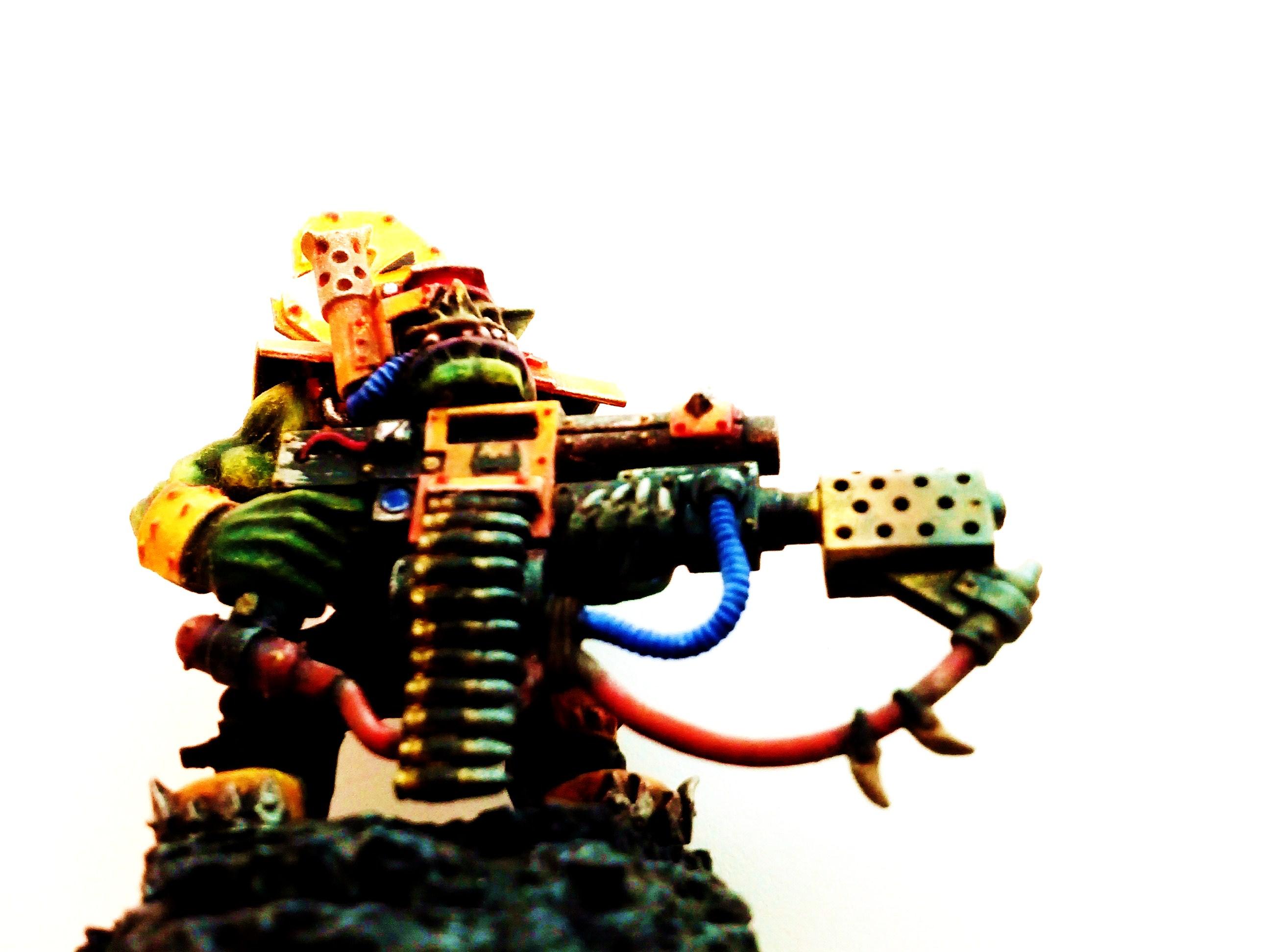 Bad Moons, Conversion, Custom, Kombi, Nob, Orks, Skorcha - Bad Moon Ork Nob with Kombi-Skorcha ...